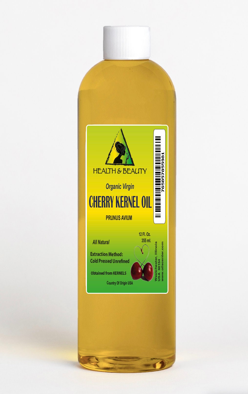 12 Oz CHERRY KERNEL OIL Unrefined Virgin Organic Carrier Cold - Etsy