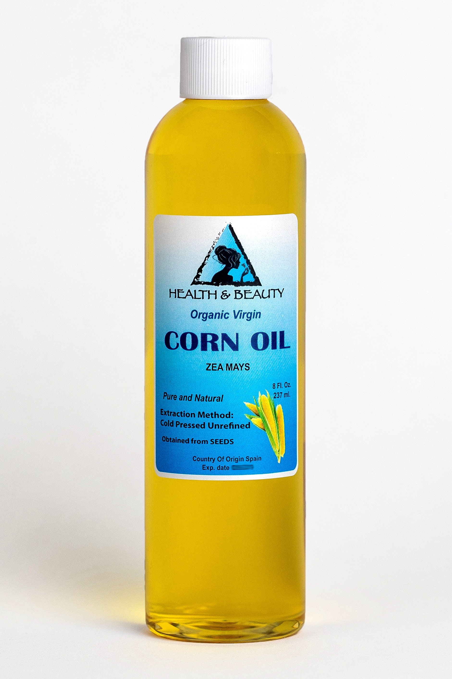 8 Oz Organic Virgin Corn Oil: Unrefined Cold Pressed - Etsy