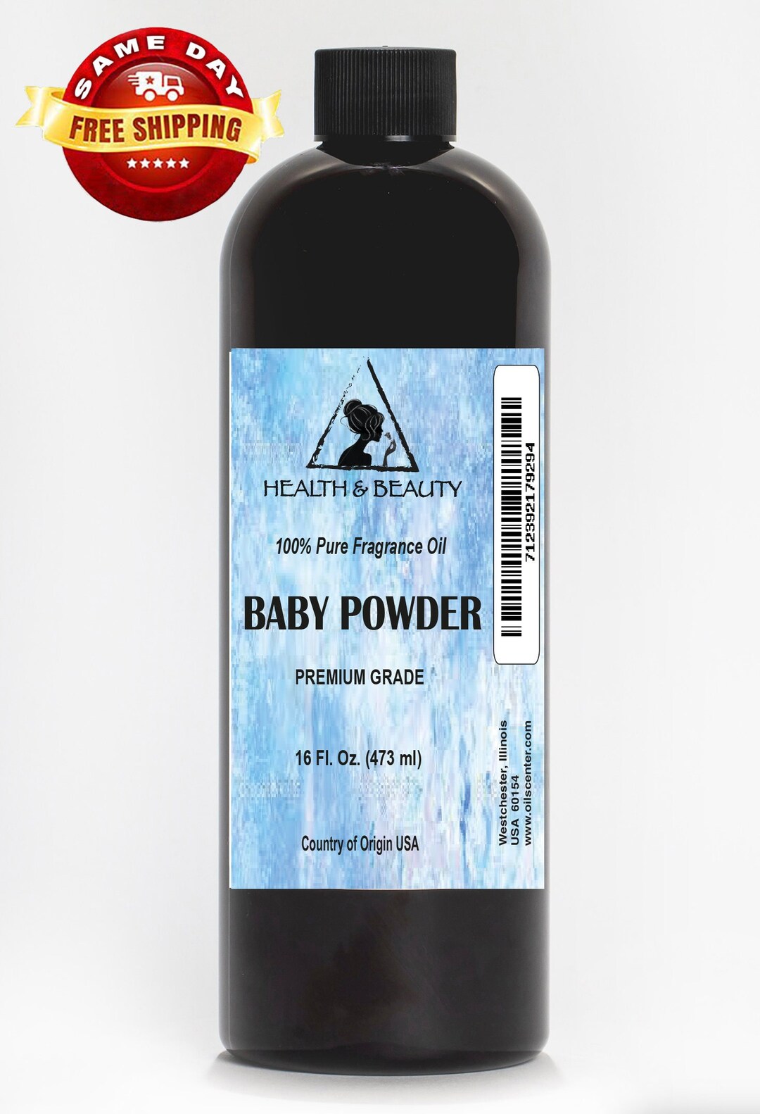 32 Oz BABY POWDER FRAGRANCE Oil Organic Aromatherapy Natural 100% Pure ...
