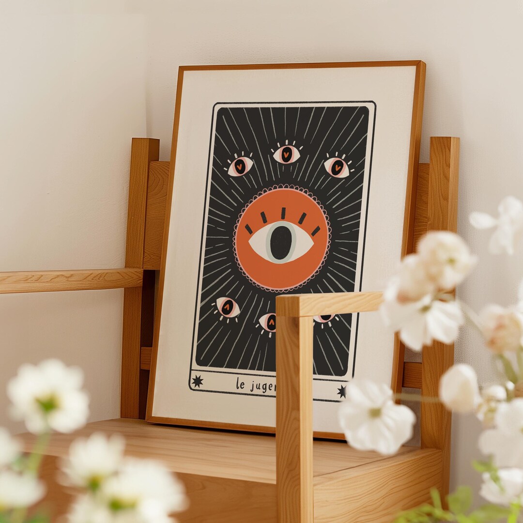 Judgement Eye Tarot Card Digital Download Wall Art Print - Etsy