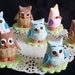 Owl Cake Topper Owl Birthday Decoration Owls Birthday Pink | Etsy