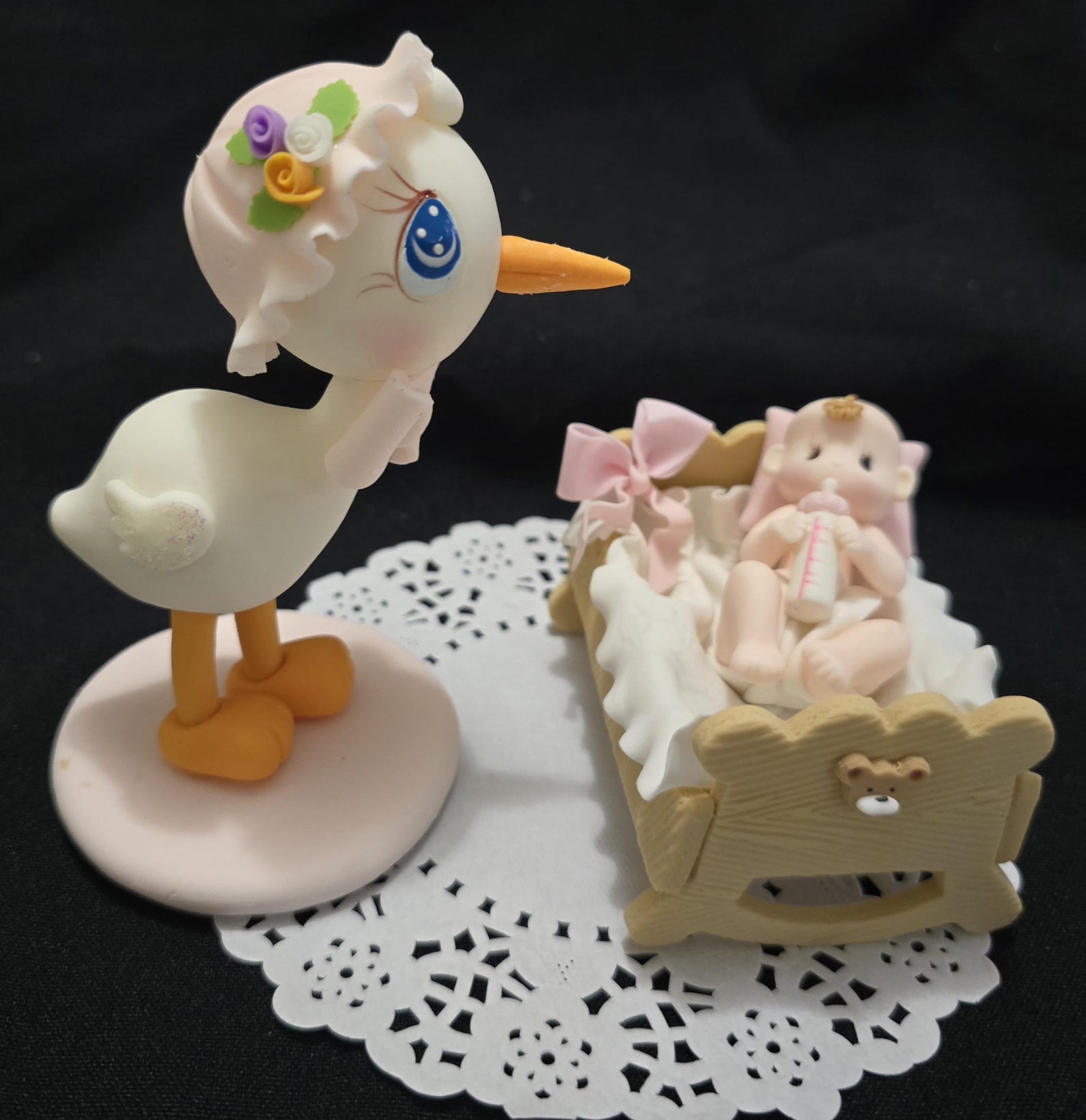 Carriage Cake Topper, Baby Shower Carriage, Baby Shower Cake Decor ...