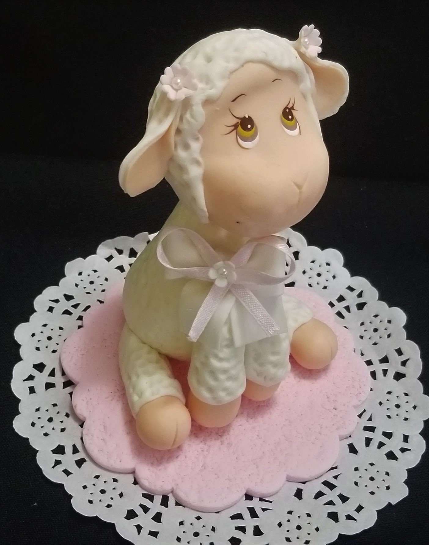 Lamb Cake Topper Baby Lamb Topper Baby Shower Lamb Baptism - Etsy Canada