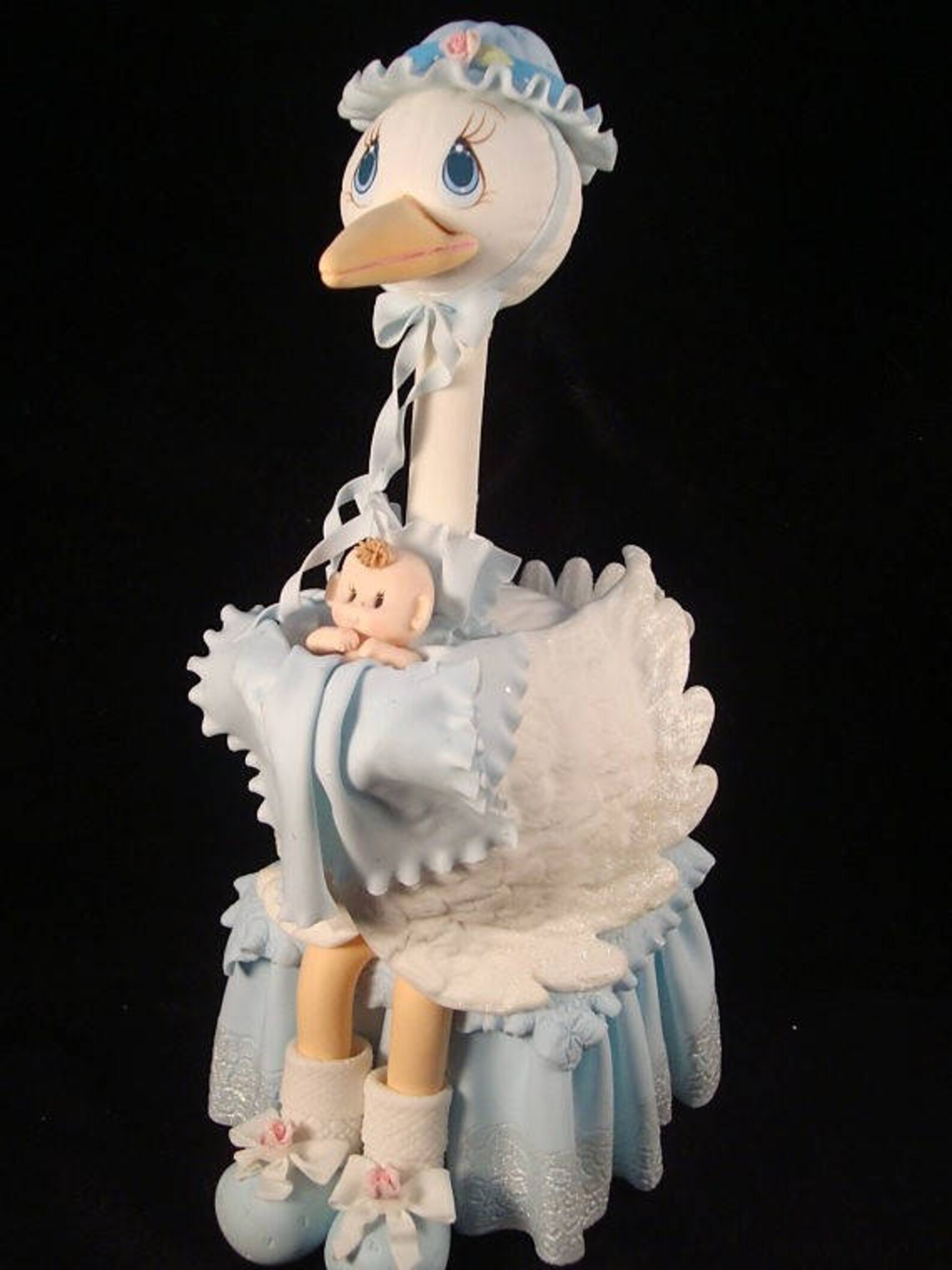 Baby Shower Cake Topper Baby Shower Storks Pink Stork Baby - Etsy