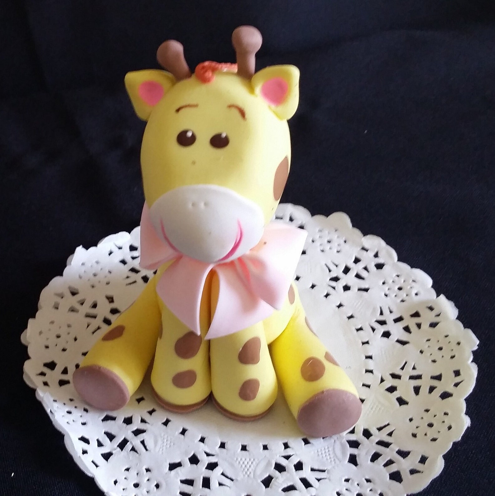 Giraffe Cake Topper Jungle Cake Topper Baby Giraffe Baby - Etsy