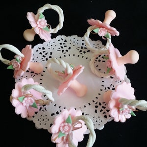 Baby Shower Favor, Baby Shower Pacifier Cake Topper, Baby Shower ...