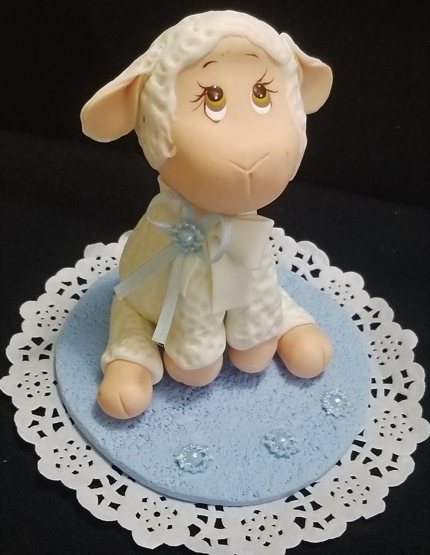 Lamb Cake Topper Baby Lamb Topper Baby Shower Lamb Baptism - Etsy Canada