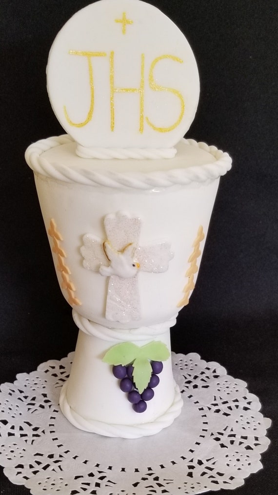First Communion Chalice Cake Topper First Communion - Etsy