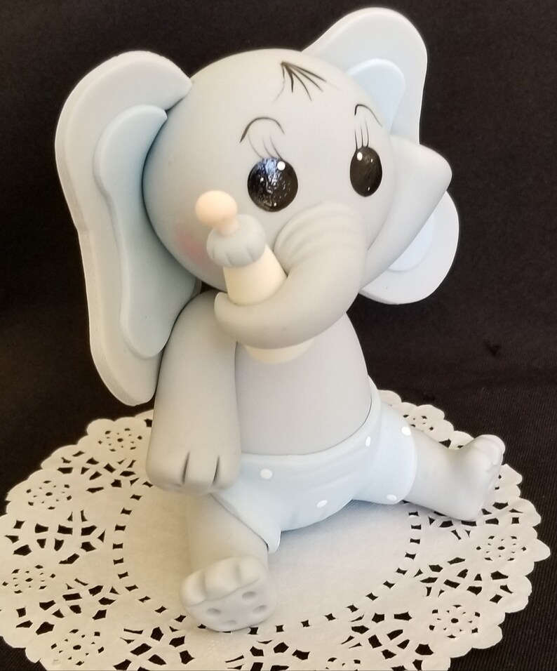 Elephant Cake Topper Jungle Cake Topper Elephant Baby - Etsy