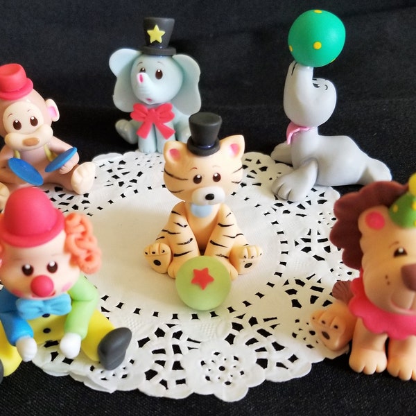 Circus Cake Toppers - Etsy