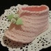 Pink Baby Booties for Cake, Baby Booties Cake Topper, Booties Shower ...