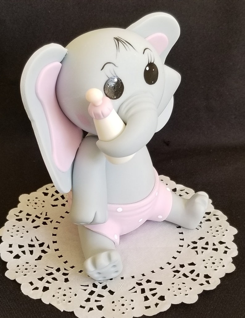 Elephant Cake Topper Jungle Cake Topper Elephant Baby - Etsy