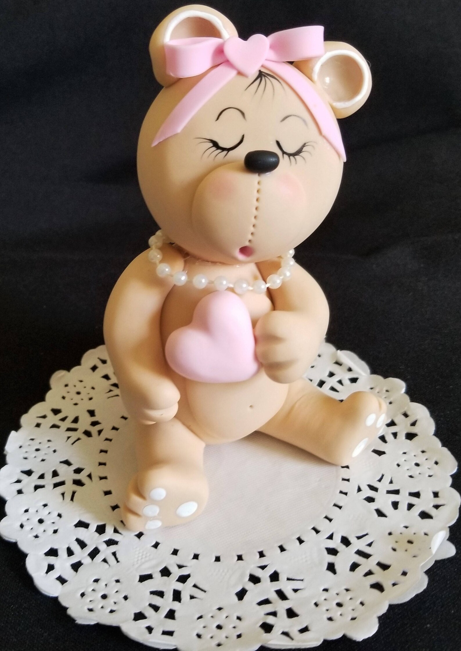 Teddy Bear Cake Topper Pink Teddy Bear Teddy Bear Birthday | Etsy