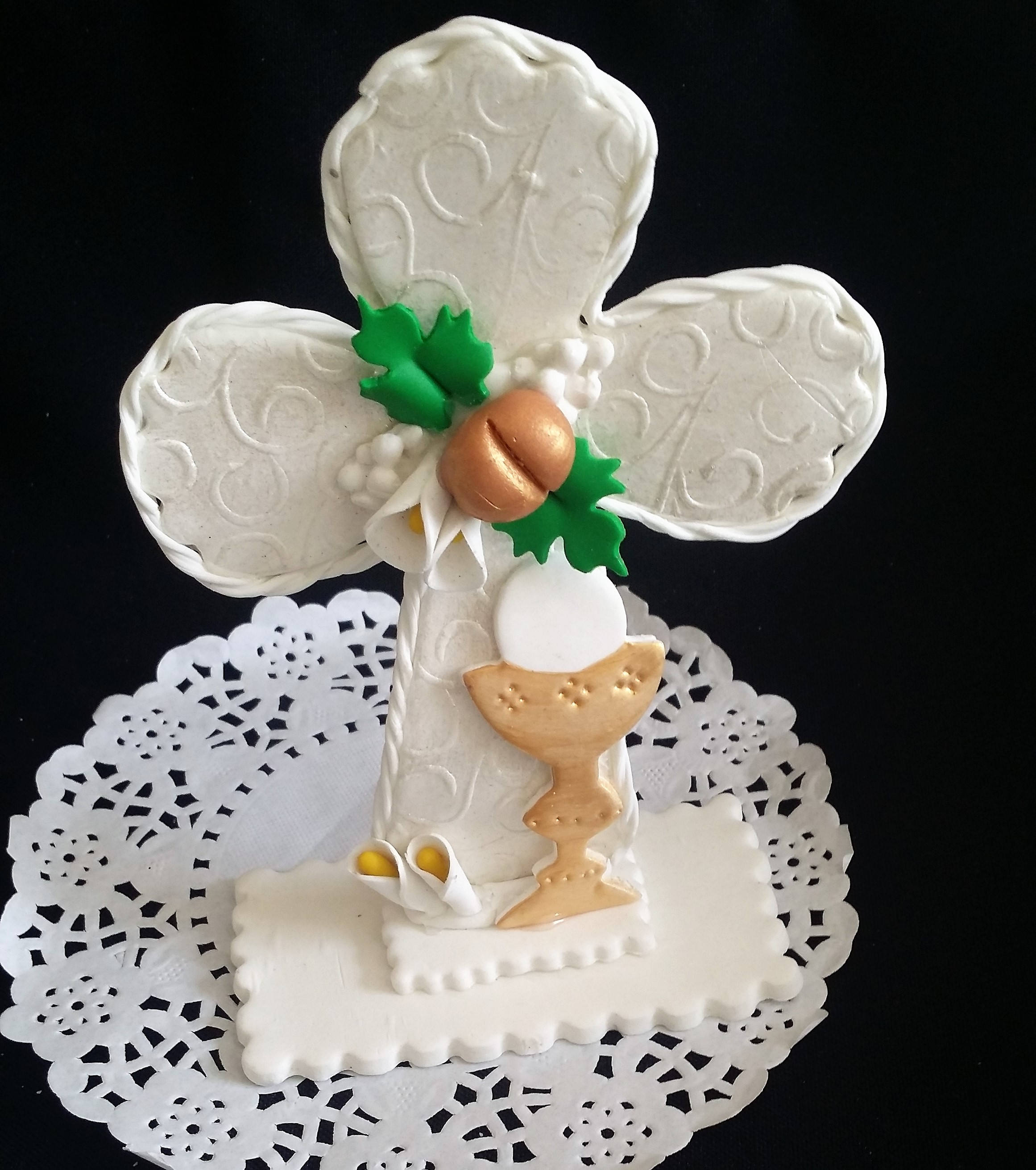 Cake Toppers & Picks Paper, Party & Kids communion cake decoration ...