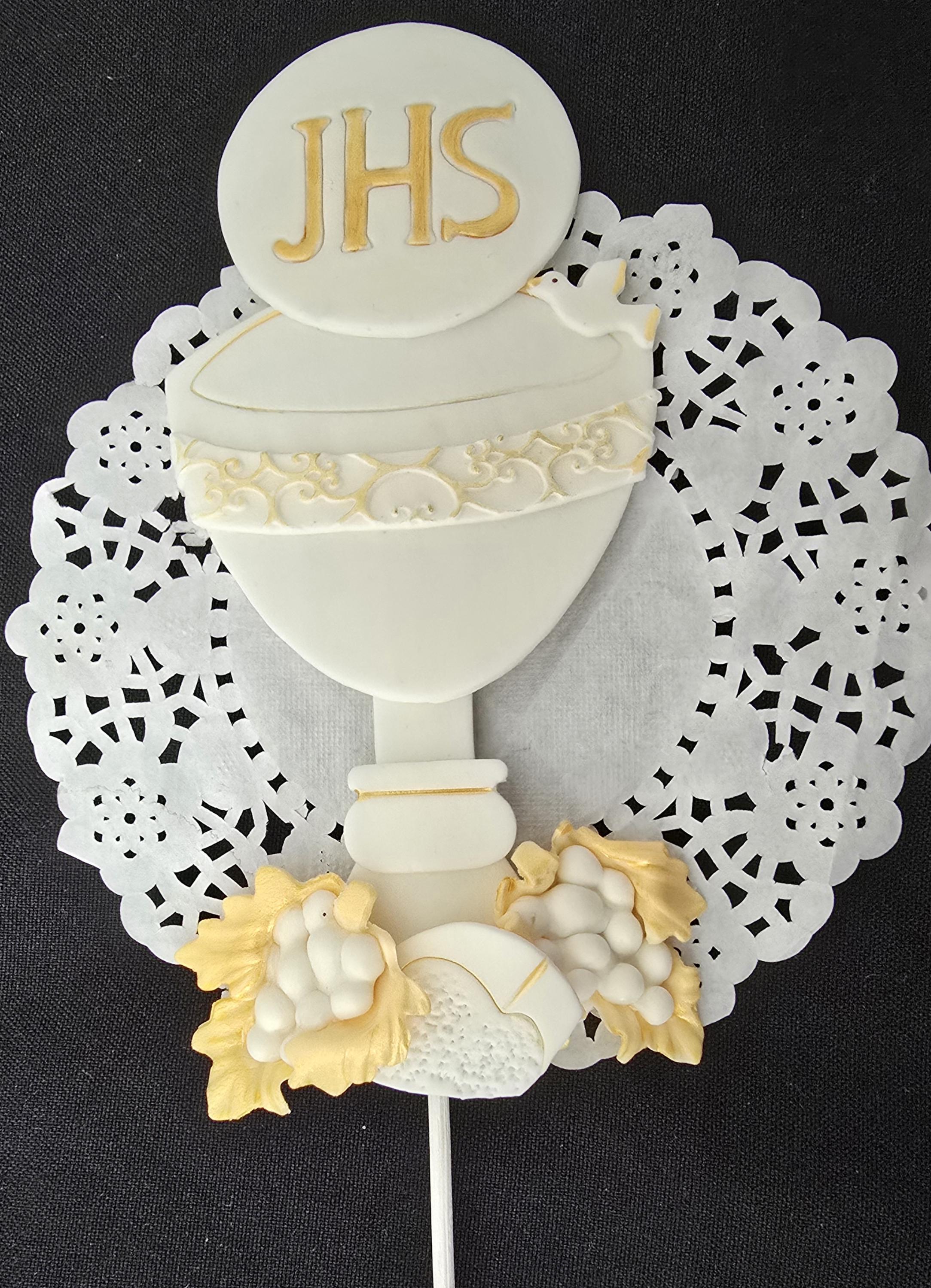First Communion Cake Topper, Rosaries Favor, Rosary Cake Topper ...