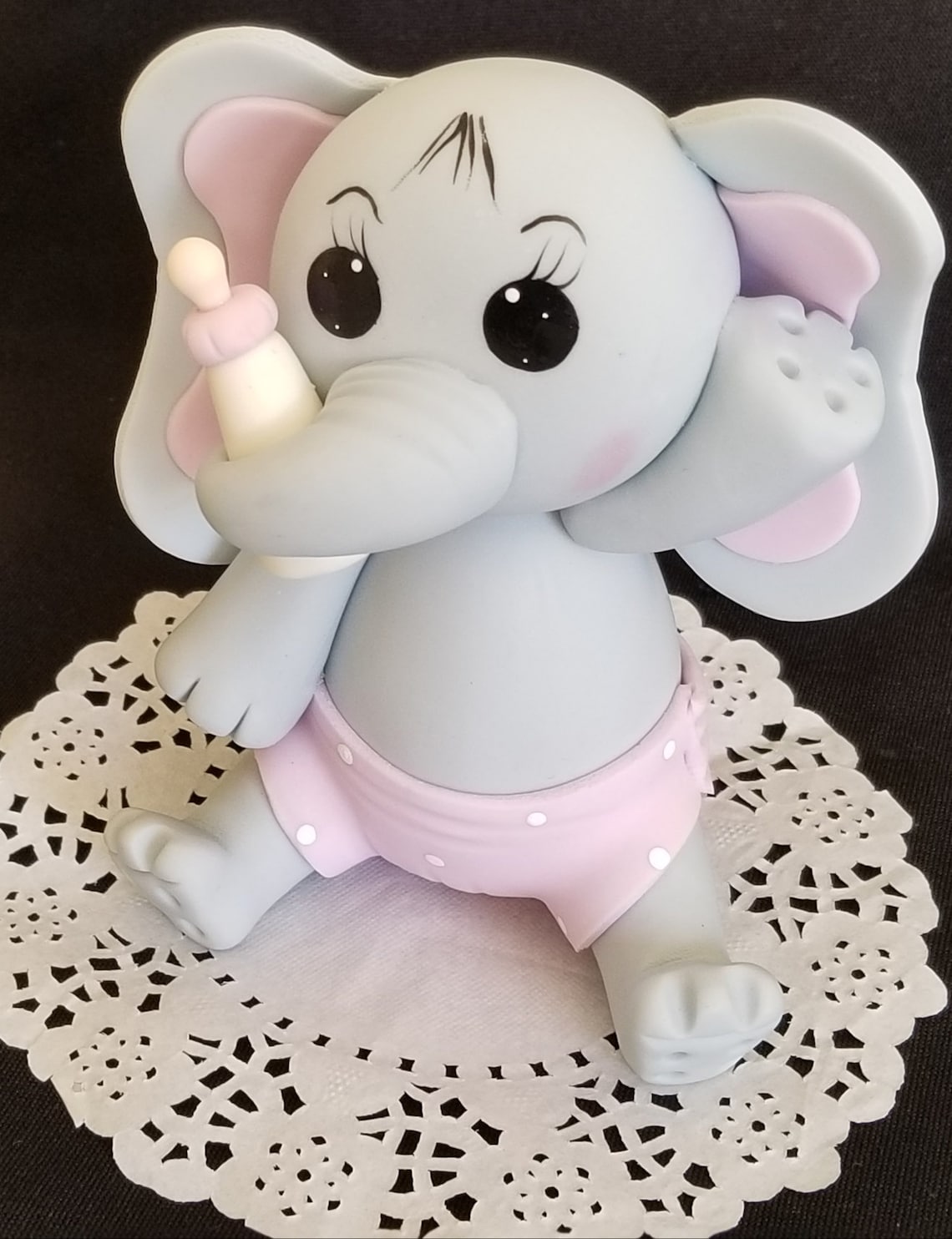 Elephant Cake Topper Jungle Cake Topper Elephant Baby | Etsy