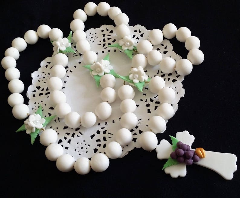 Rosary Cake Topper, First Communion Cake Topper, First Communion Favor ...