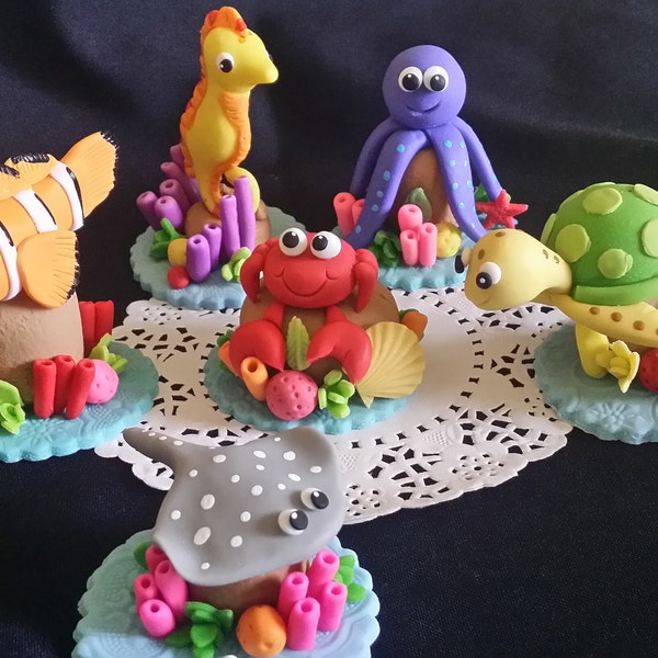 Fish Cake Topper - Etsy