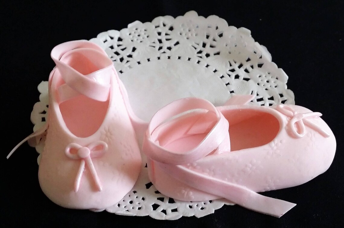 Baby Booties for Cake Baby Shoes Cake Topper Baby Girl Shoes | Etsy