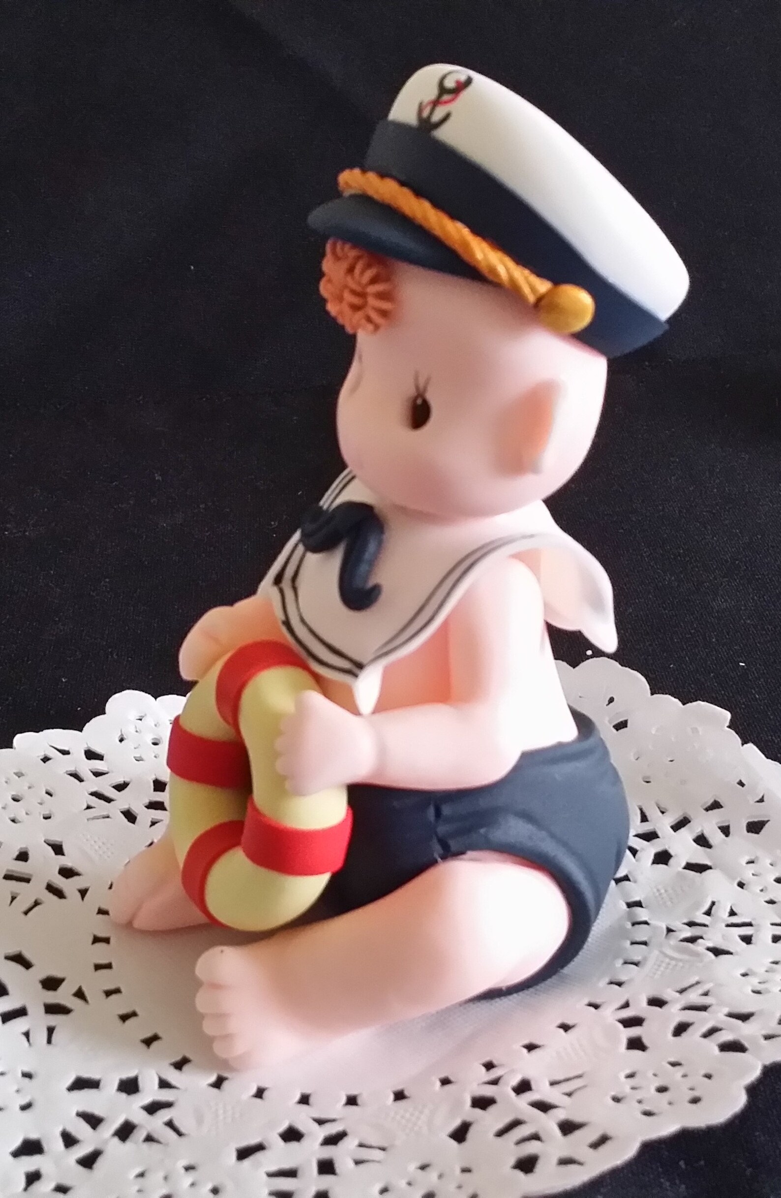 Nautical Favors Sailboat Cake Topper Sailor Boy Cake Topper | Etsy