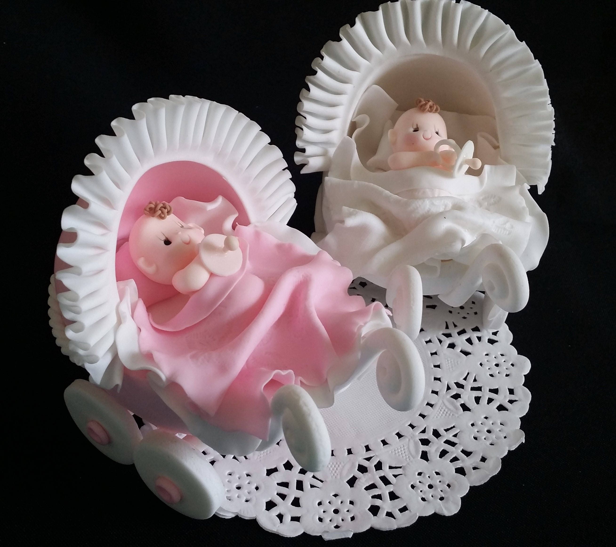 Carriage Cake Topper Baby Shower Theme Baby Carriage Baby | Etsy