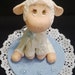Lamb Cake Topper, Baby Lamb Topper, Baby Shower Lamb, Baptism Lamb ...