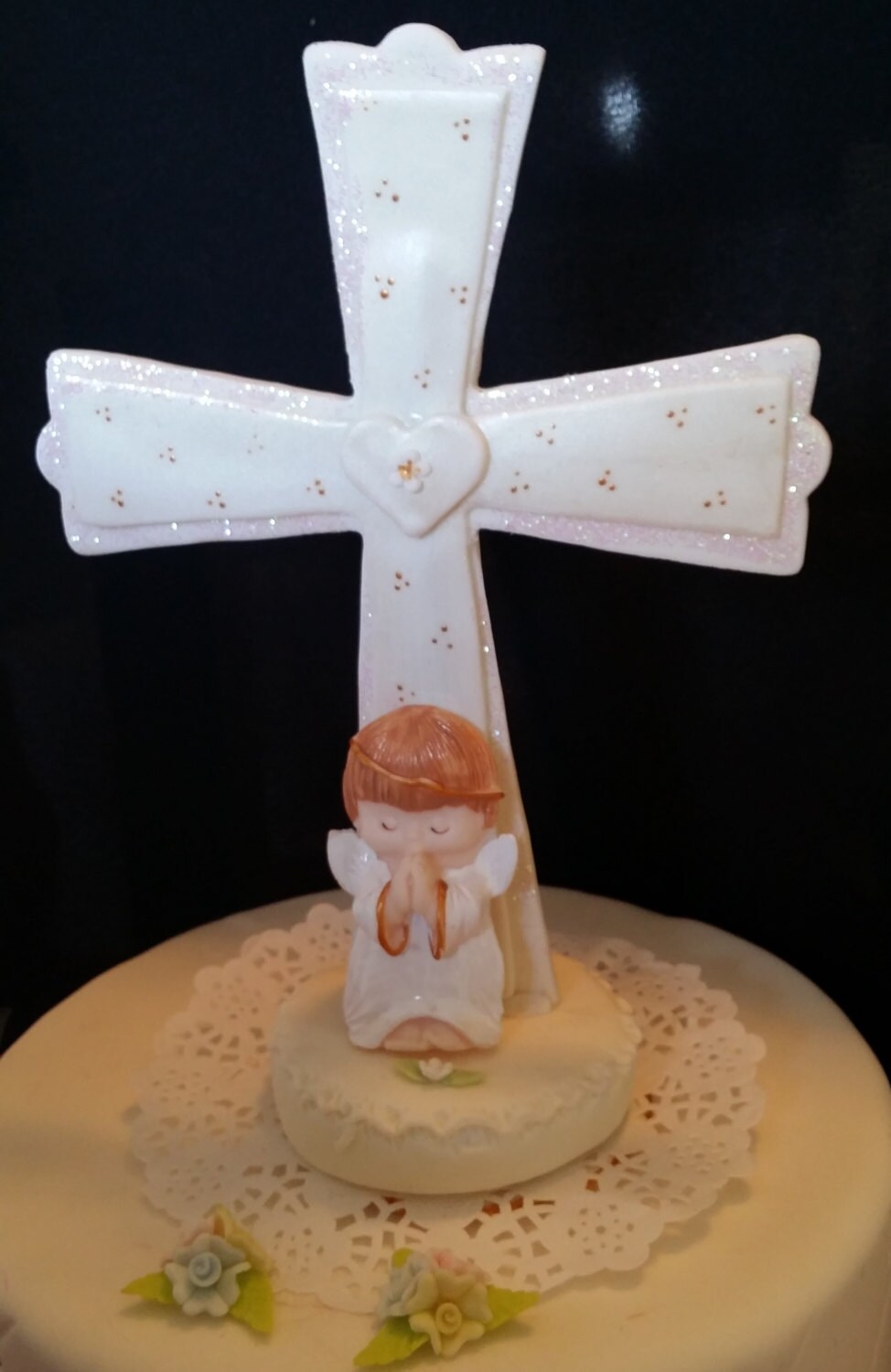 First Communion Cake Boys Cake Topper Girls Baptism Cake | Etsy