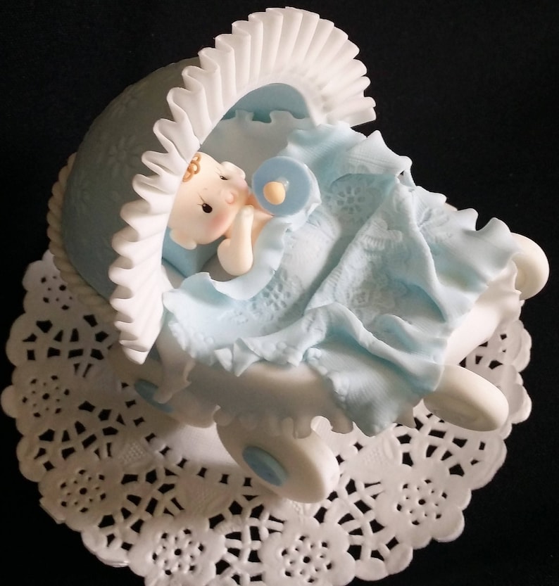 Carriage Cake Topper Baby Shower Cake Princess Baby Shower - Etsy