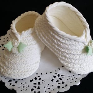 Pink Baby Booties for Cake, Baby Booties Cake Topper, Booties Shower ...