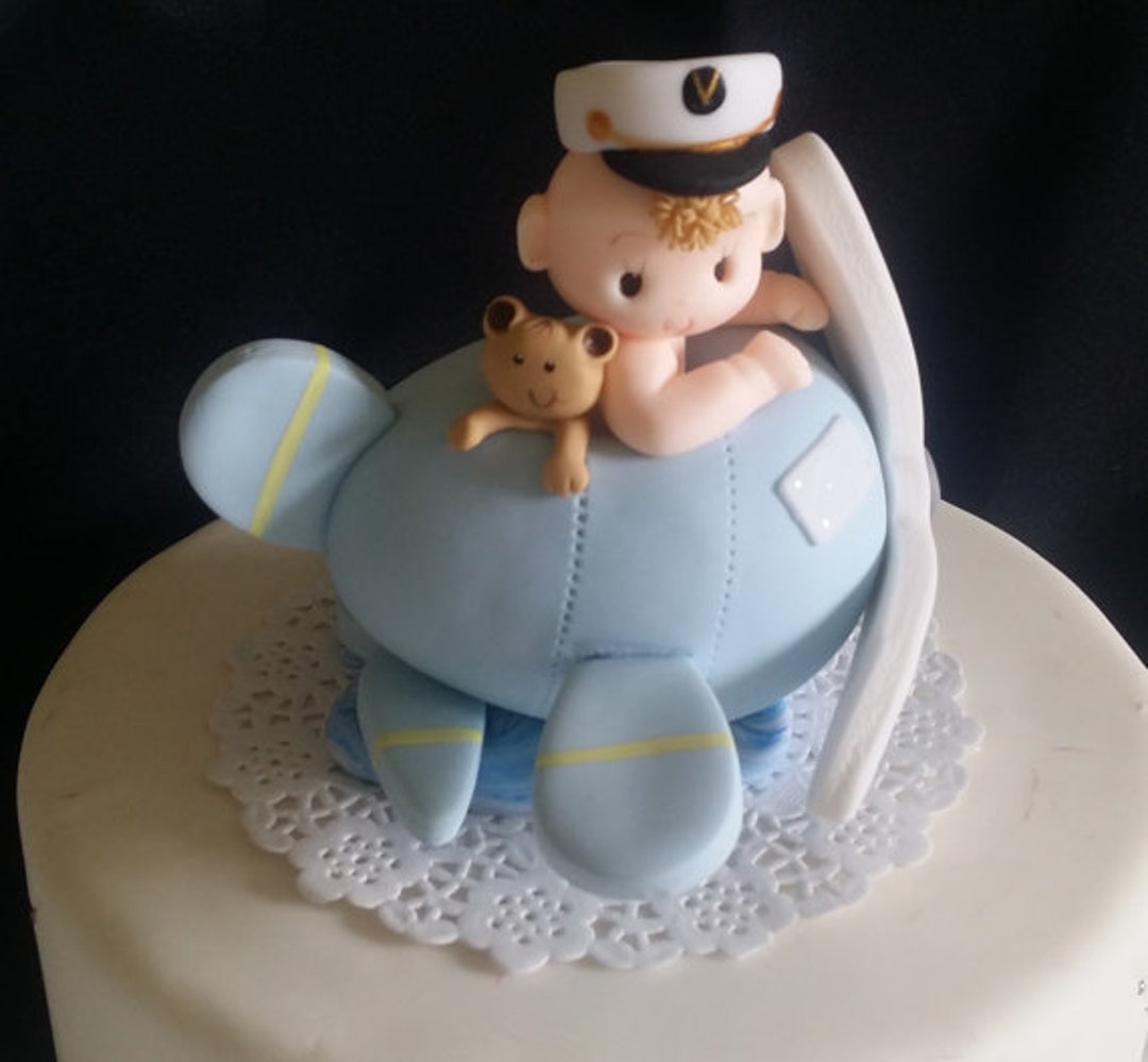 Airplane Cake Topper, Pilot Cake Topper, Airforce Cake Topper, Pilot ...