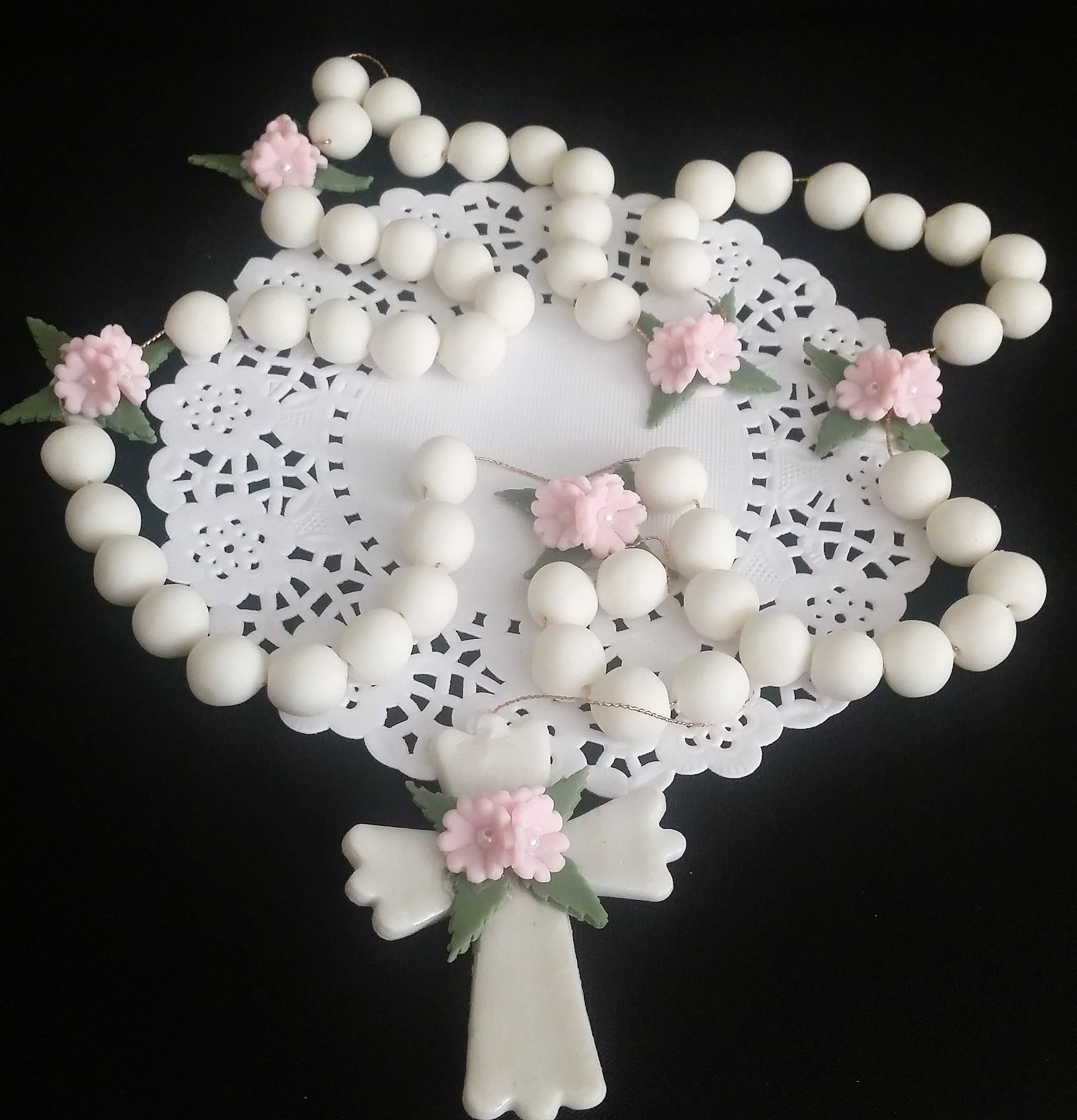 Rosary Cake Topper, Baptism Cake Topper, First Communion Cake Topper ...