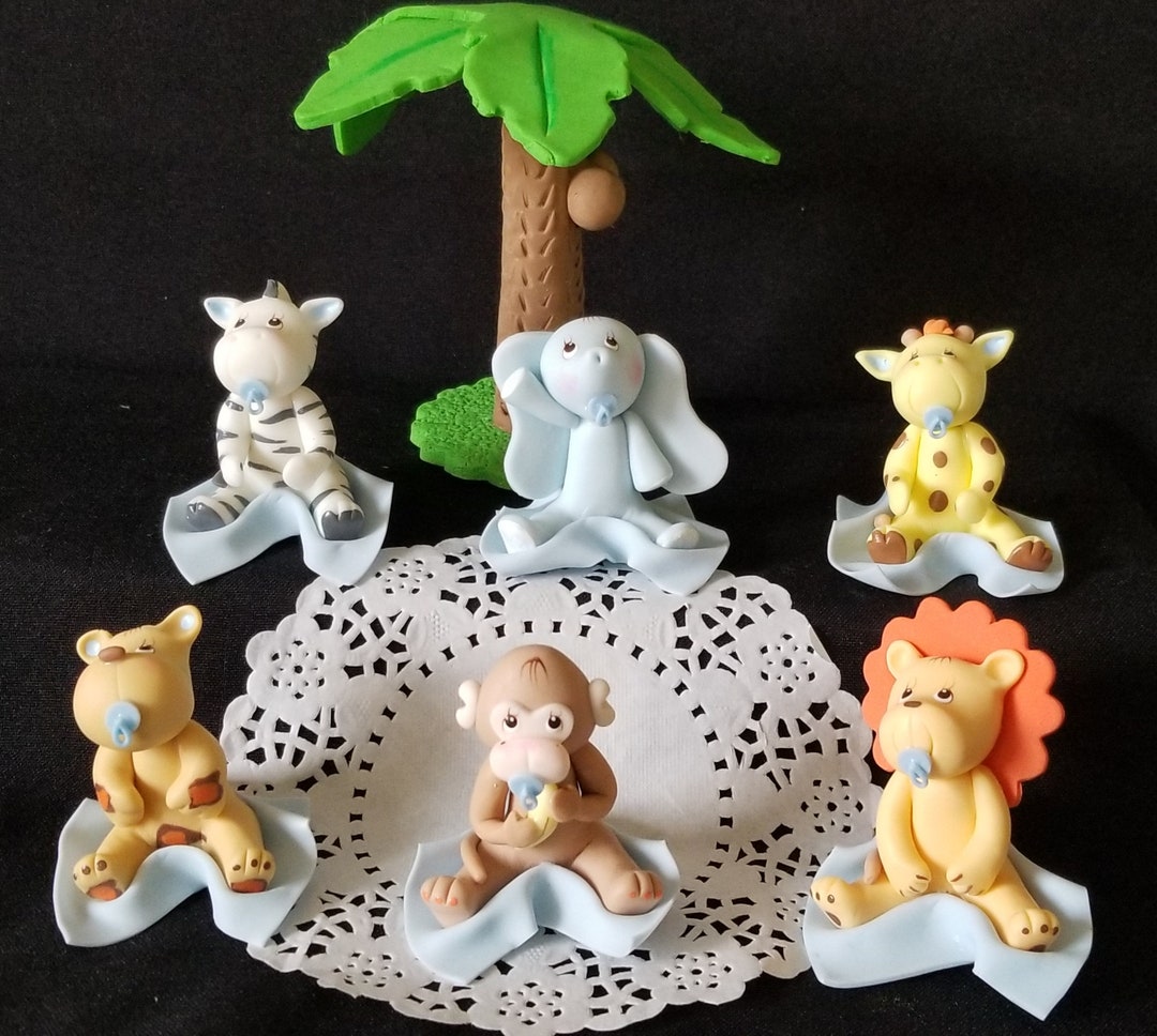 Safari Cake Topper, Jungle Cake Decor, Safari Wild One Baby Shower ...