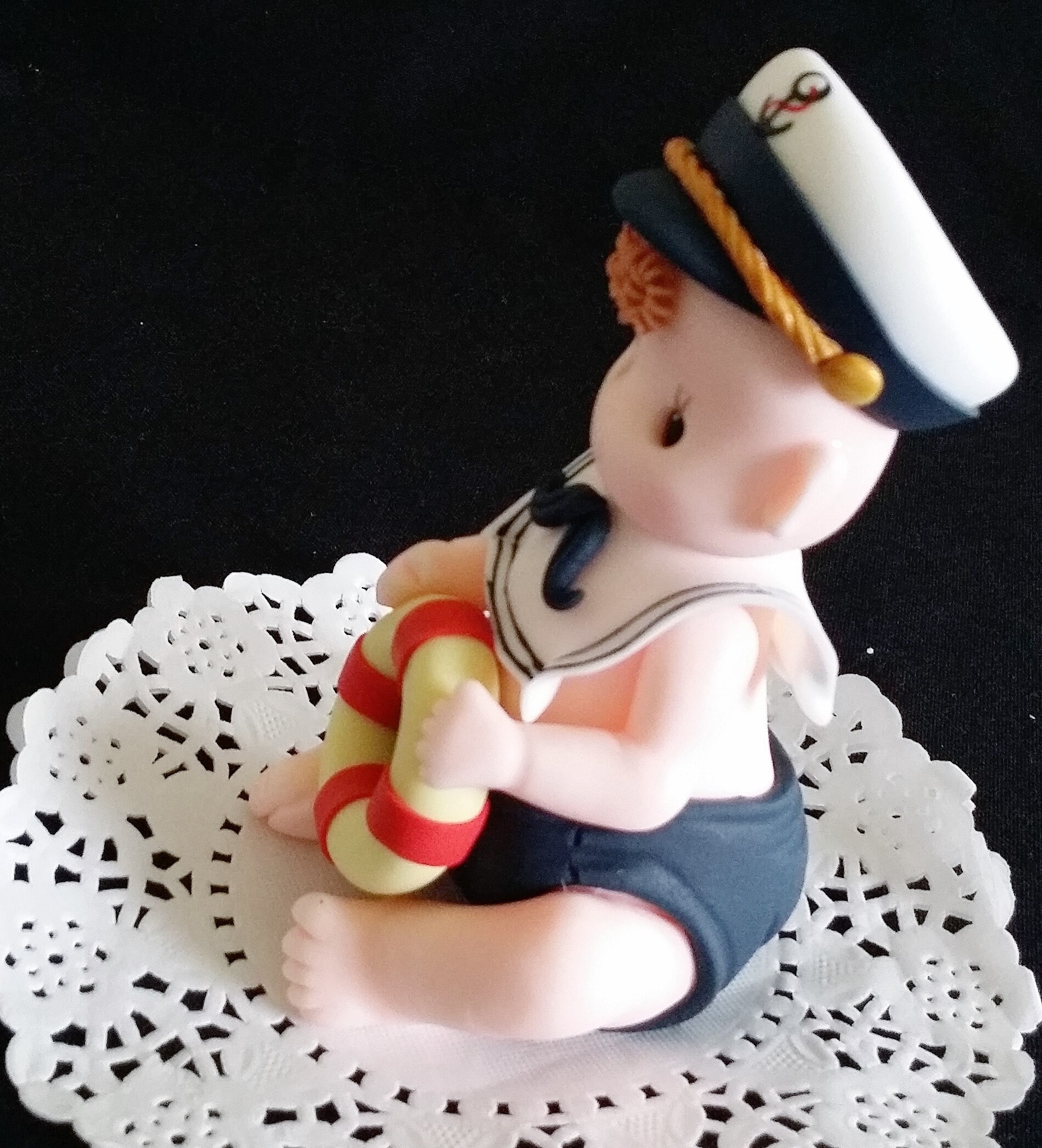 Nautical Favors Sailboat Cake topper Sailor Boy Cake | Etsy