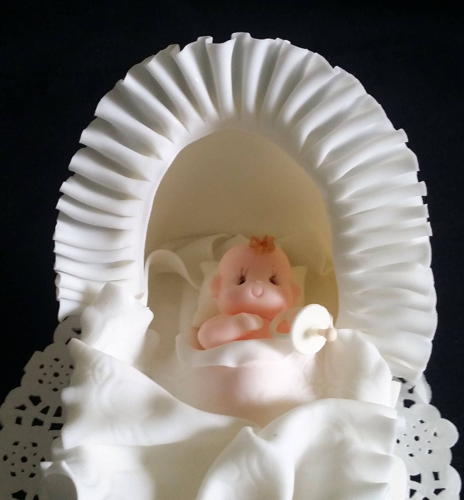 Carriage Cake Topper, Baby Shower Theme, Baby Carriage, Baby Shower ...