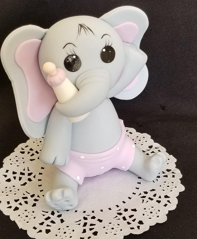 Elephant Cake Topper Jungle Cake Topper Elephant Baby - Etsy