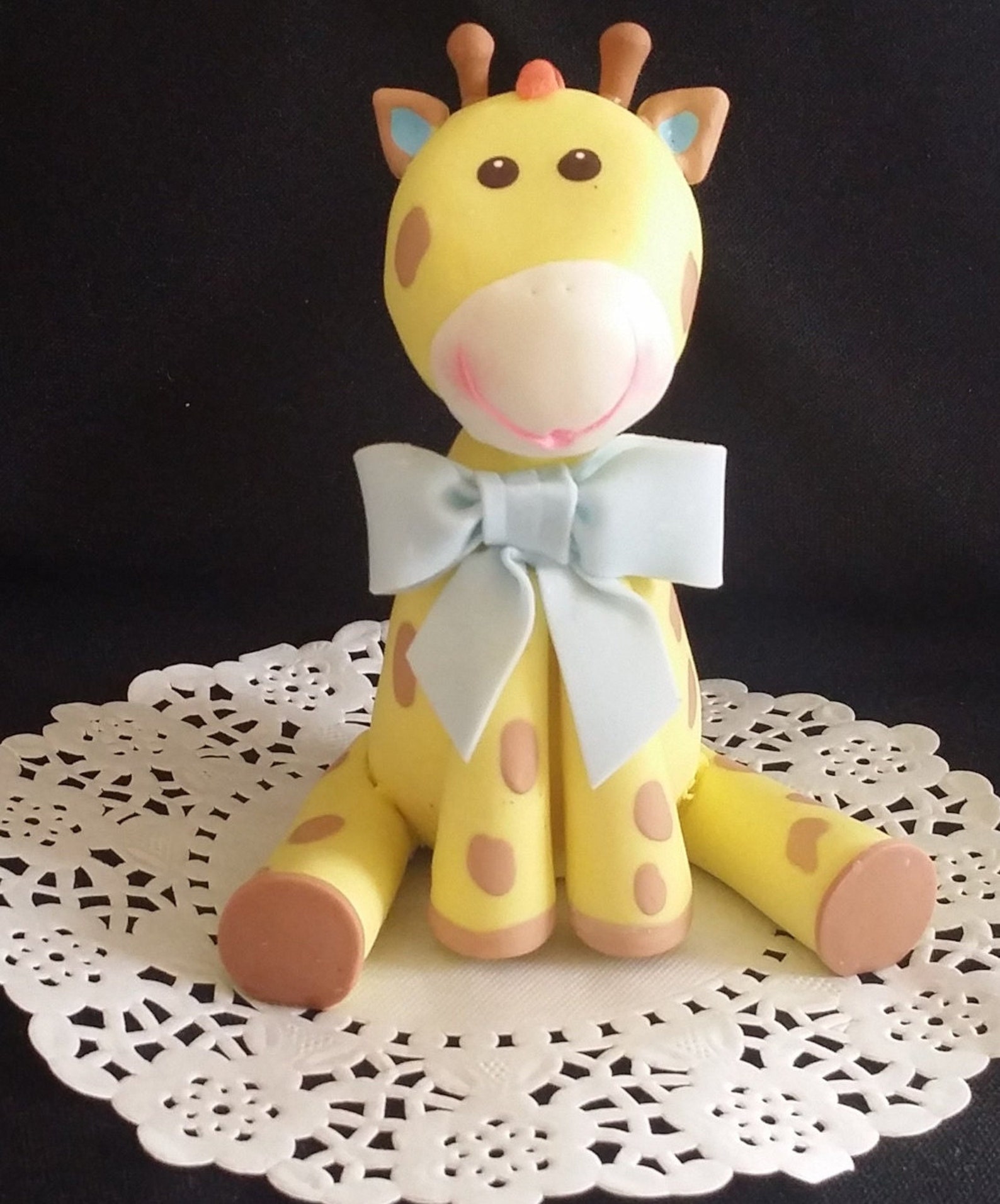 Giraffe Cake Topper Jungle Cake Topper Baby Giraffe Baby - Etsy