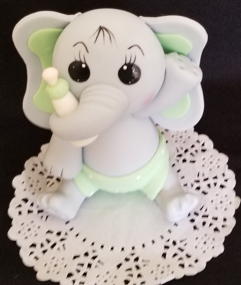 Elephant Cake Topper Jungle Cake Topper Elephant Baby - Etsy