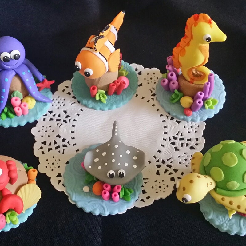 Sea Cake Topper - Etsy