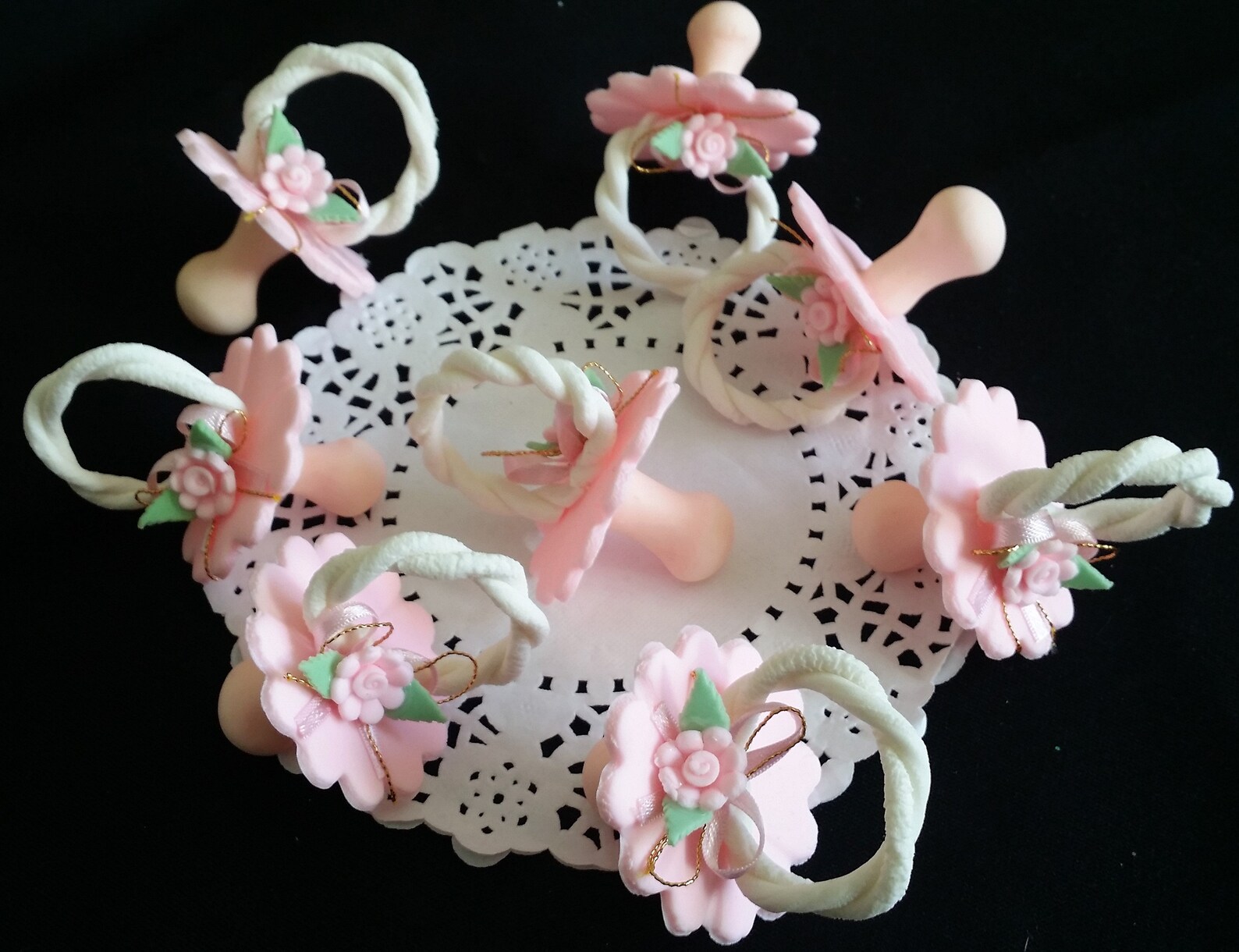 Baby Shower Favor Baby Shower Pacifier Cake Topper Baby - Etsy