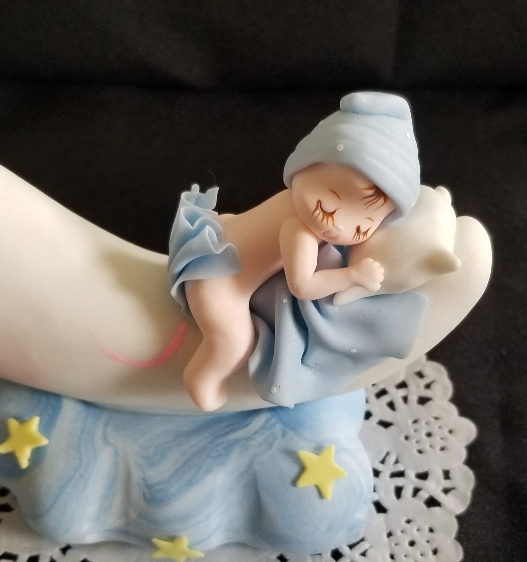 Moon Cake Topper, Twinkle Baby Shower, Moon Baby Shower, Baby Cake ...