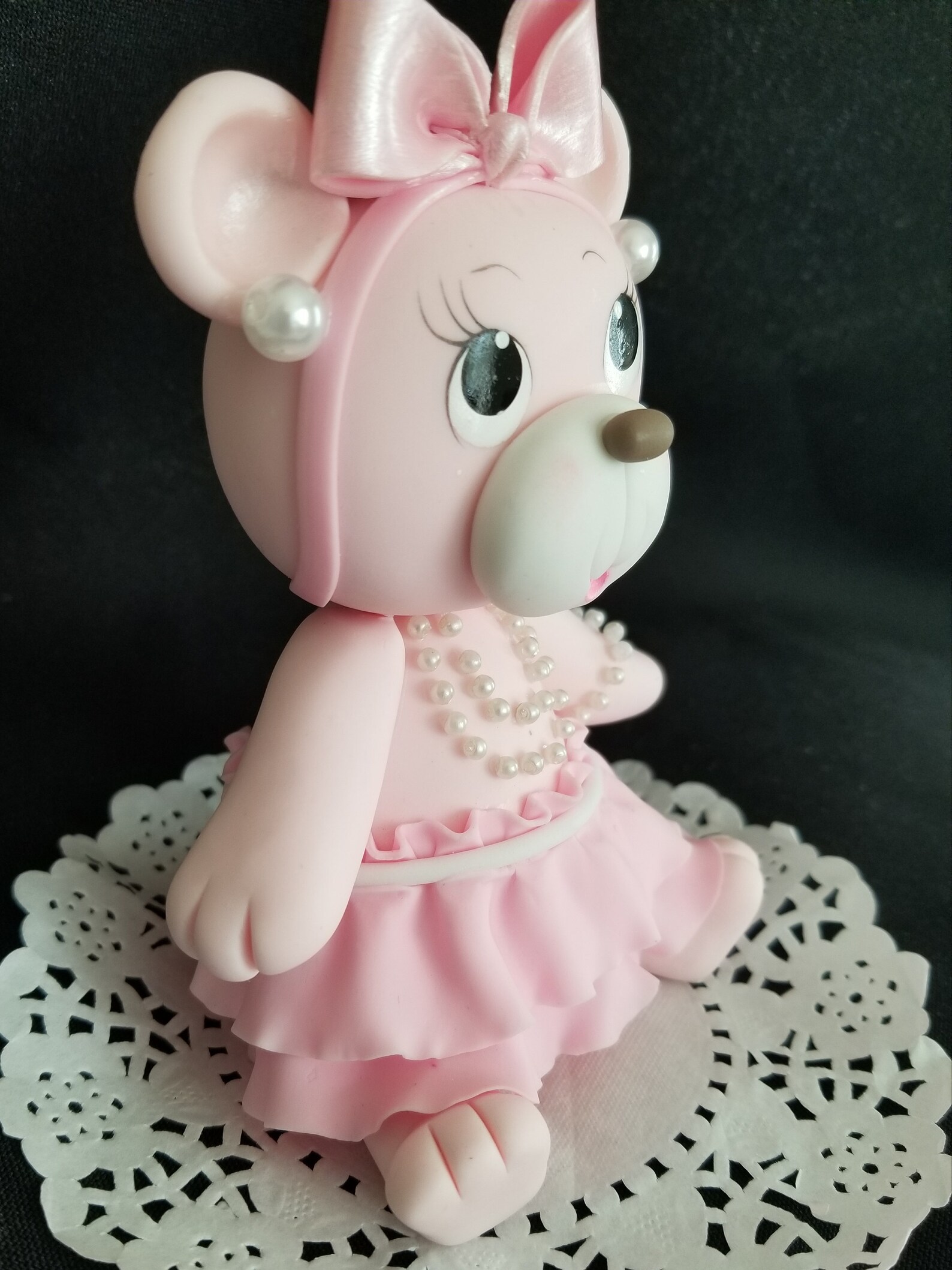 Teddy Bear Cake Topper, Pink Teddy Bear, Teddy Bear Topper, Blue Bear ...
