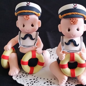 Nautical Favors, Sailboat Cake Topper, Sailor Boy Cake Topper, Nautical ...