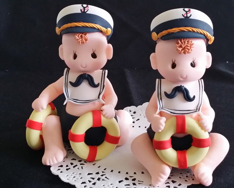 Nautical Favors, Sailboat Cake Topper, Sailor Boy Cake Topper, Nautical ...