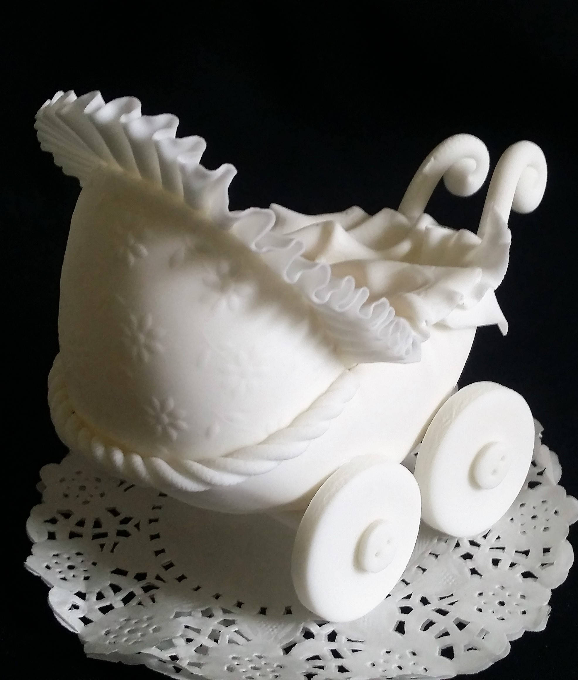 Carriage Cake Topper Baby Shower Theme Baby Carriage Baby | Etsy