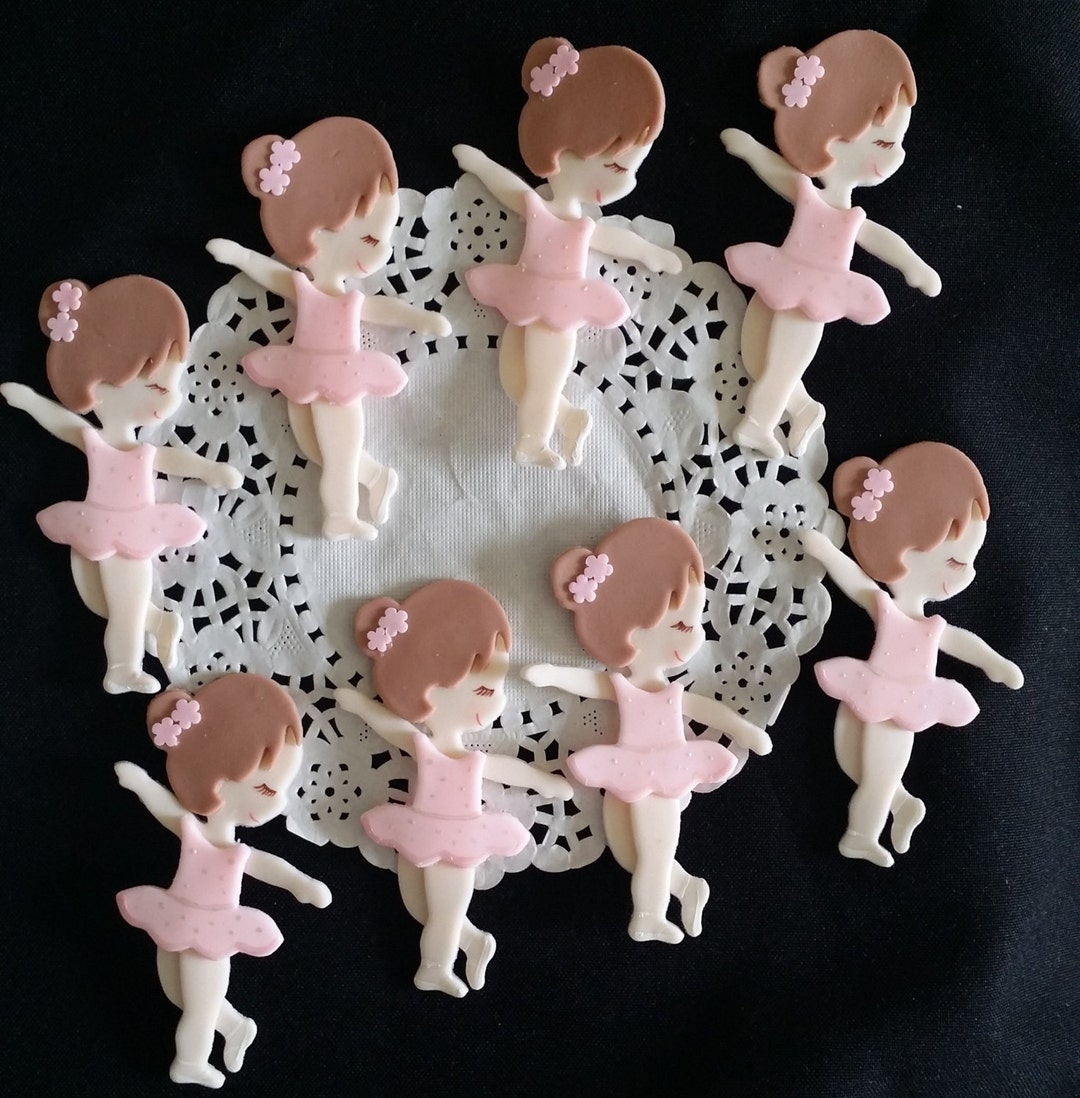 Ballerina Cupcake Topper, Princess Cupcake Topper, Baby Ballerina ...