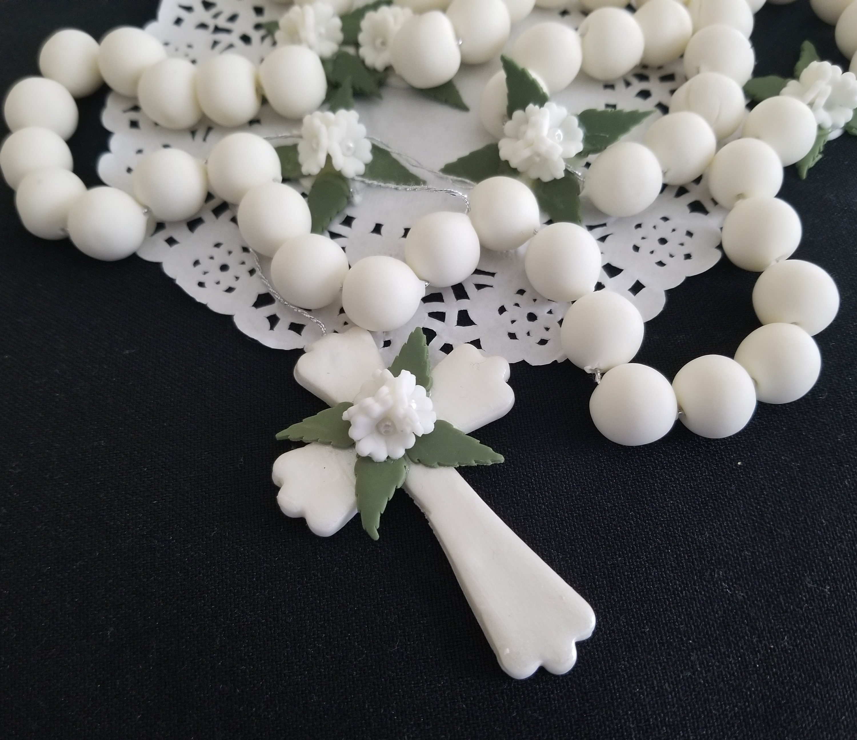 Rosary Cake Topper, Baptism Cake Topper, First Communion Cake Topper ...