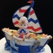 NAUTICAL CAKE TOPPER, Nautical Favor, Sailor Birthday, Sailor Boy Cake ...