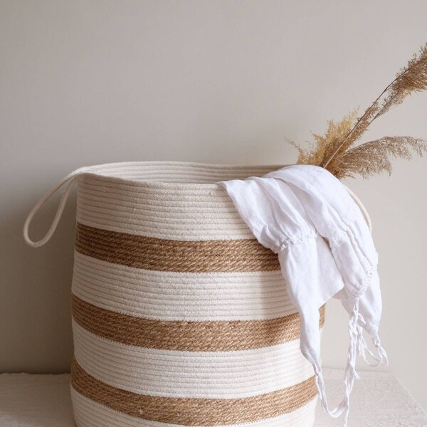 Jute Storage - Etsy