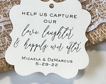 Disposable Camera, Disposable Wedding Camera Favor Tags, Disposable ...