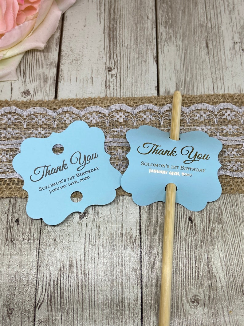 Many Colors-2 Cake Pop Favor Tags Thank You Cake Pop Favor - Etsy